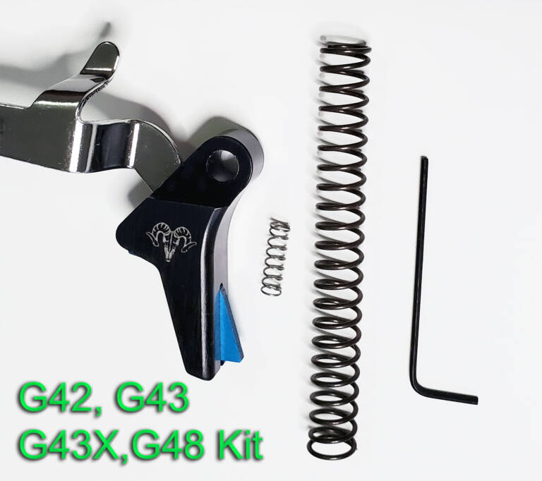 Aluminum RAMM Tactical Glock® "Leverage" Trigger Kit (G42, G43, G43X ...