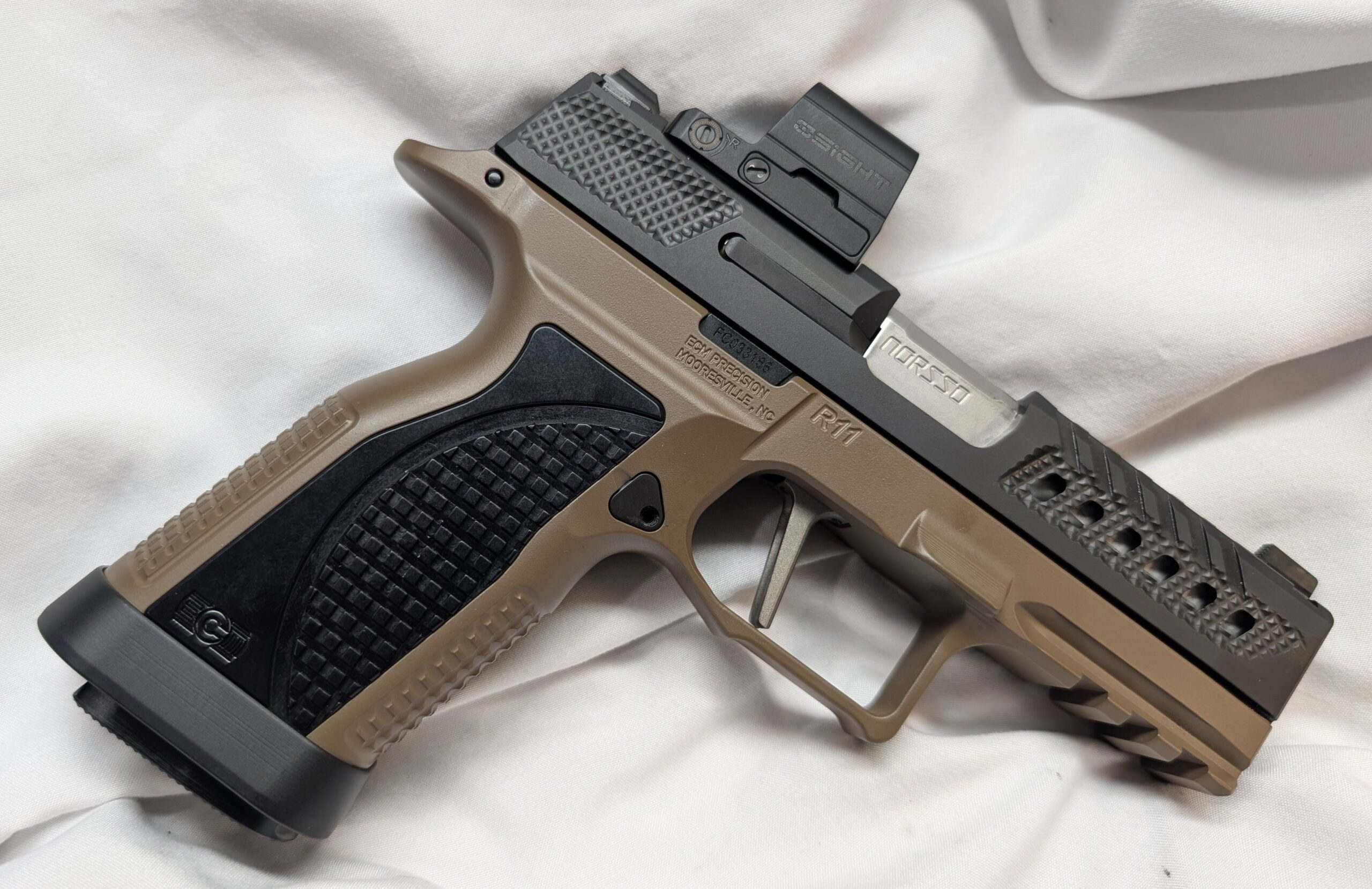 Custom P365 XMacro Pistol-ECM R11-Norsso Ported Bull Barrel - RAMM Tactical